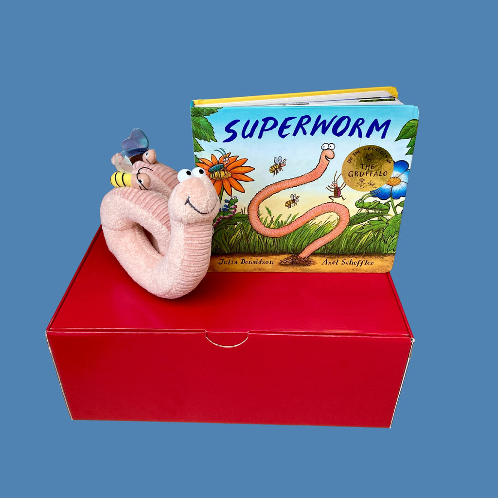 Superworm Gift Box - Soft Toy & Board Book – BLOSSOM & MOON